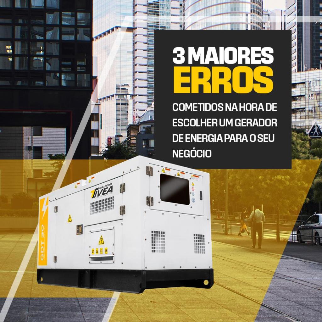 Conheça a linha completa de geradores a diesel da TIVEA